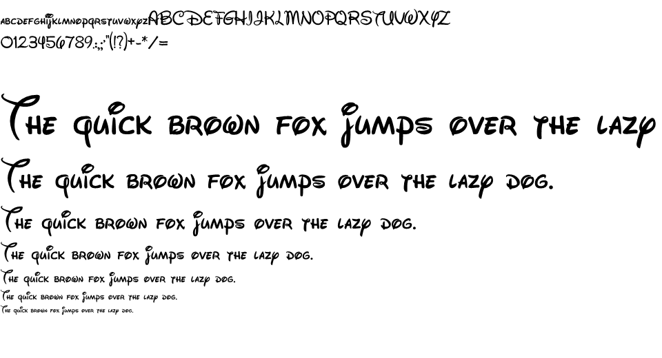 Disney Font Free Download - Priyansh Animations